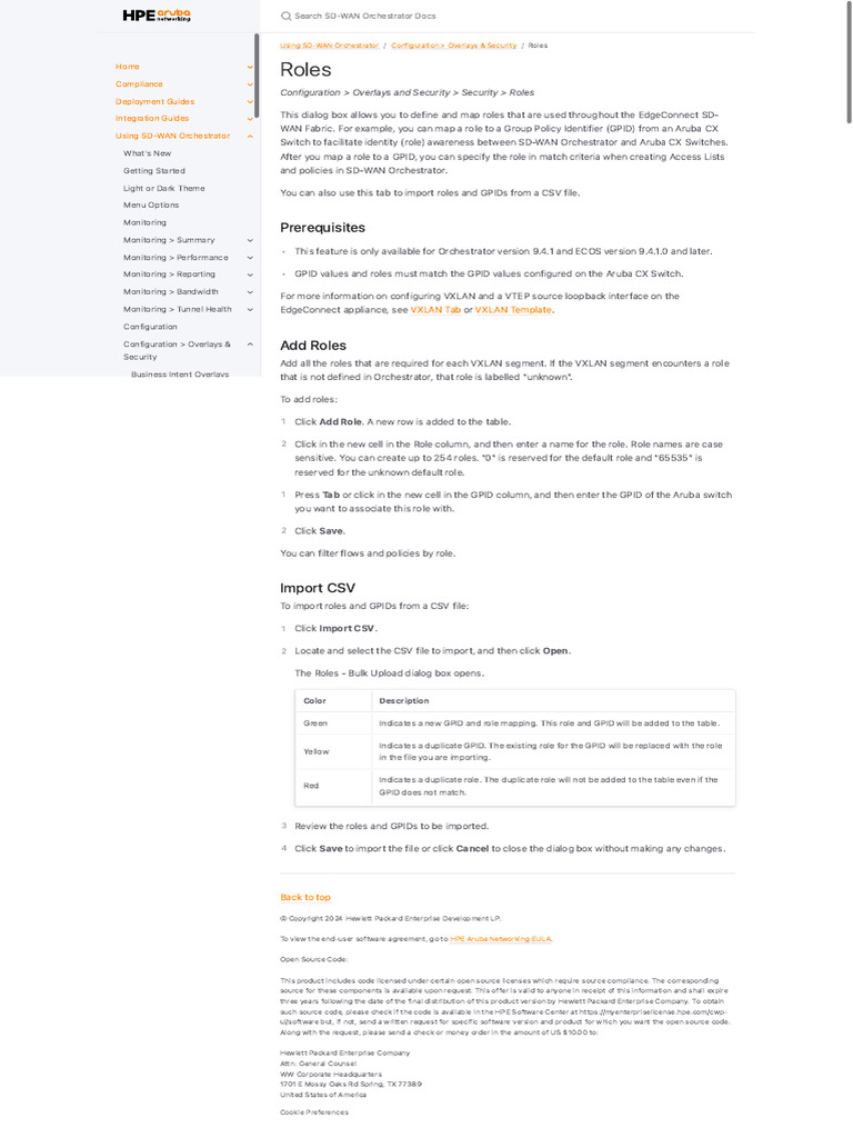 Roles Sd Wan Orchestrator Docs Pdf Source Code Computing