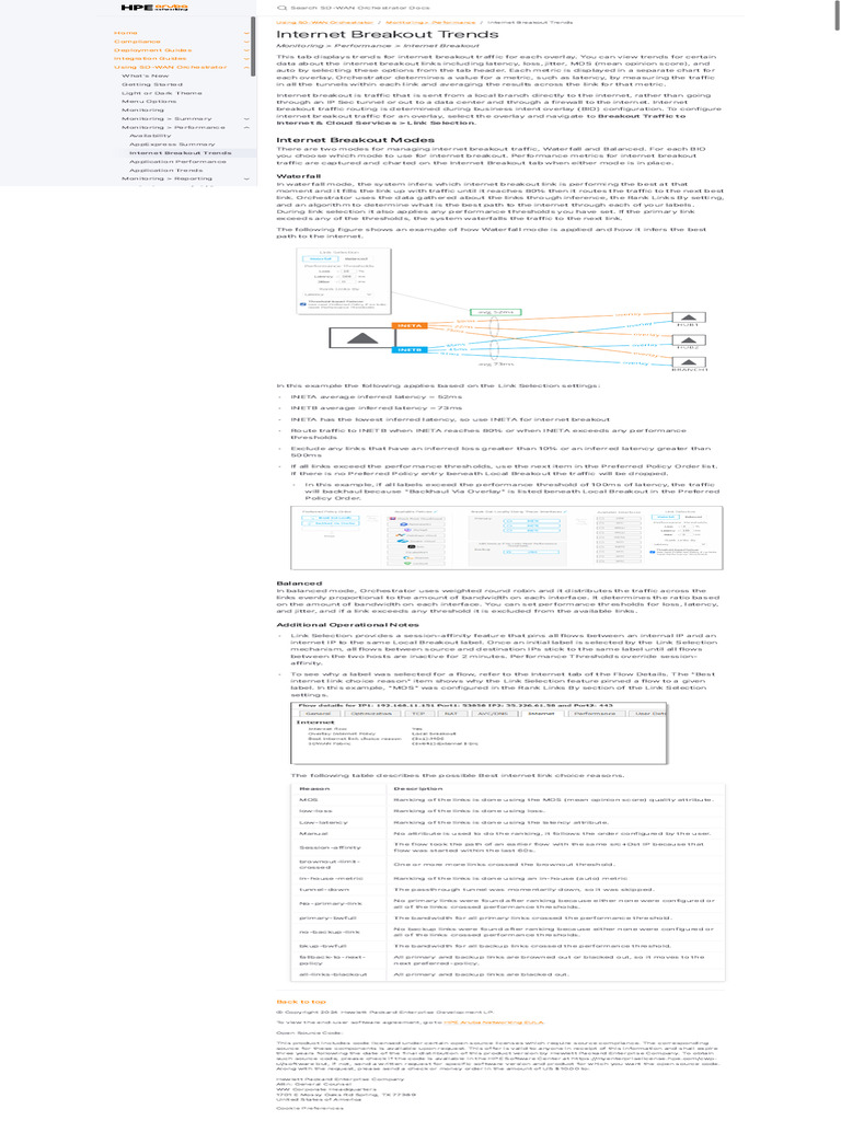 Internet Breakout Trends - SD-WAN Orchestrator Docs | PDF | Internet | Computing