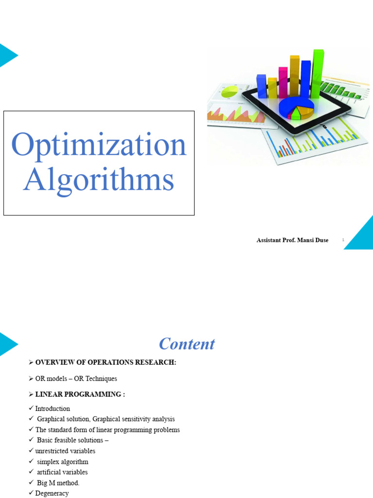 Chapter 1 Notes | PDF | Mathematical Optimization | Linear Programming