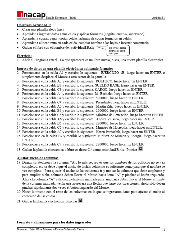Actividad 1-B-Excel | PDF | Color