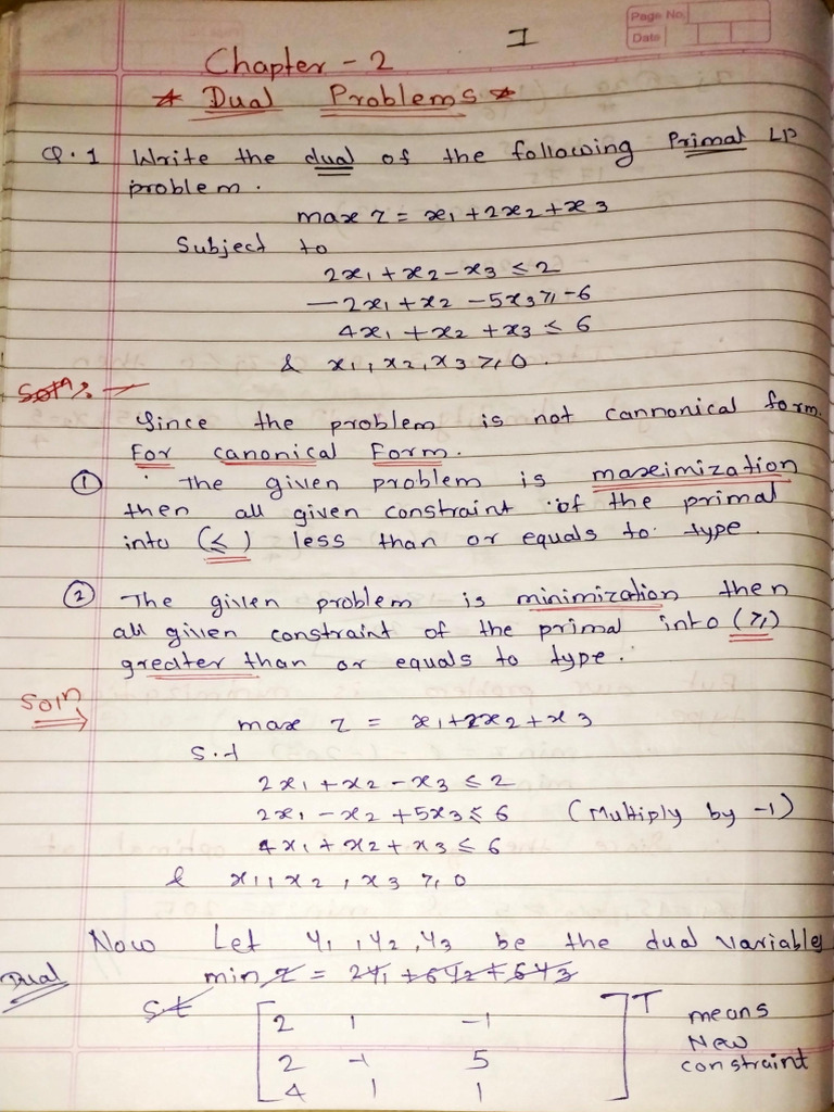 Chapter 2 Theory of Duality | PDF