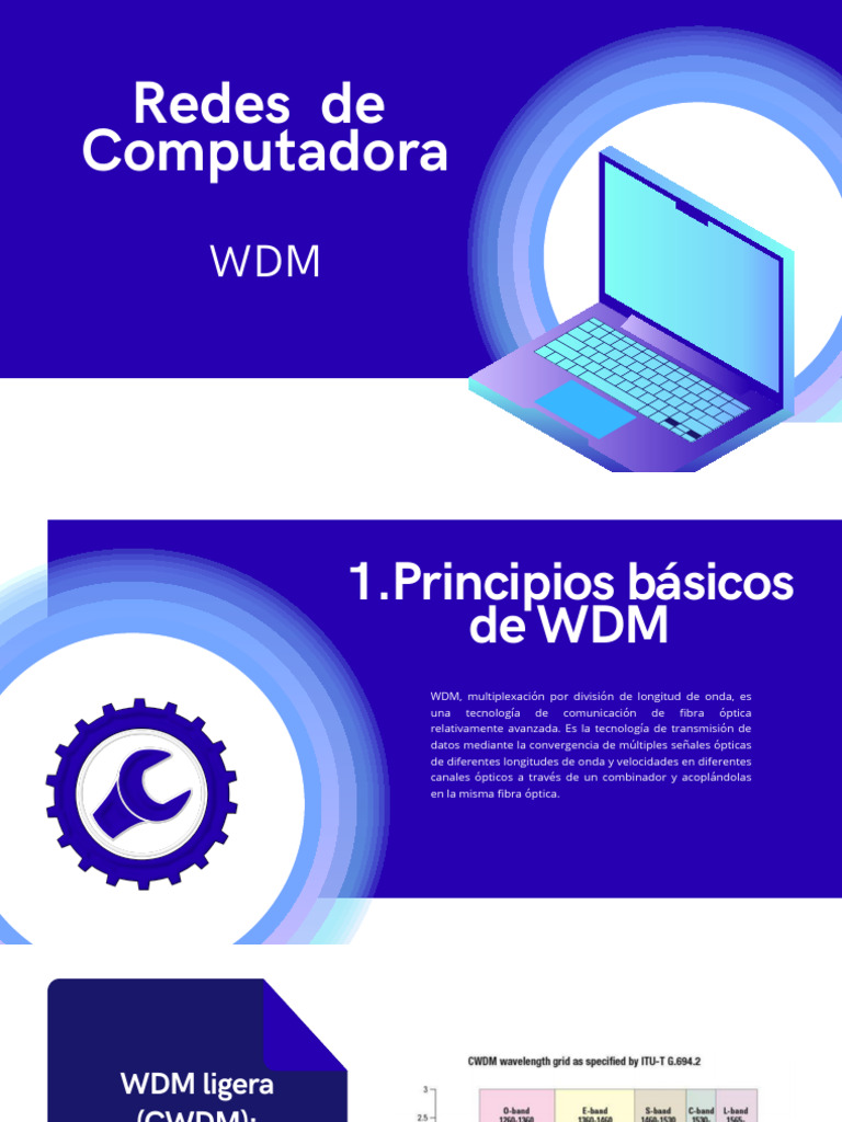 Introducción a la Tecnología WDM | PDF