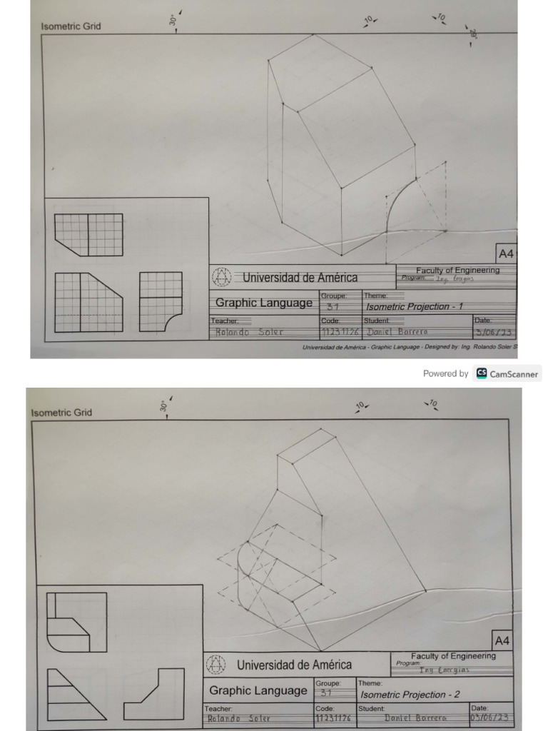 Isometricos Lenguaje Gráfico | PDF