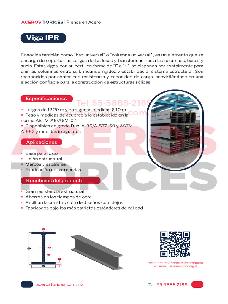 Viga IPR Ficha Tecnica Atsa | Descargar gratis PDF | Ingeniería estructural | Ingeniería de ...
