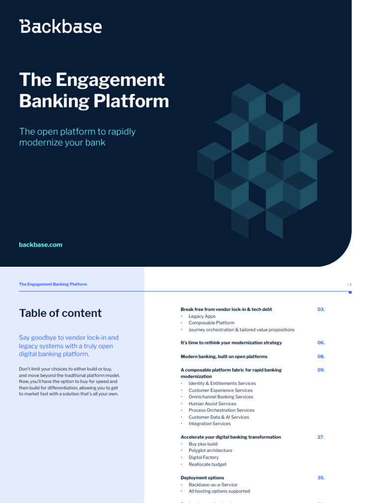 Backbase EB Platform Downloadable | PDF | Analytics | Authentication