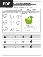 Playgroup English Worksheet Series | PDF