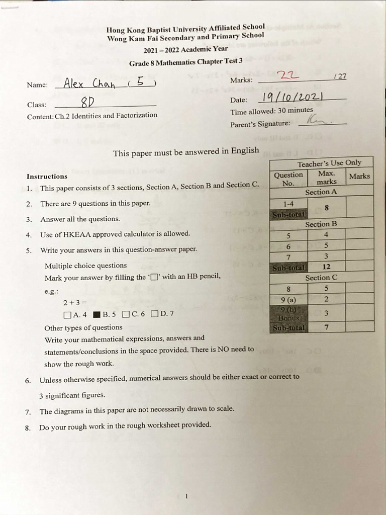 21-10-2021 下午9:44 Microsoft Lens | Download Free PDF | Multiple Choice