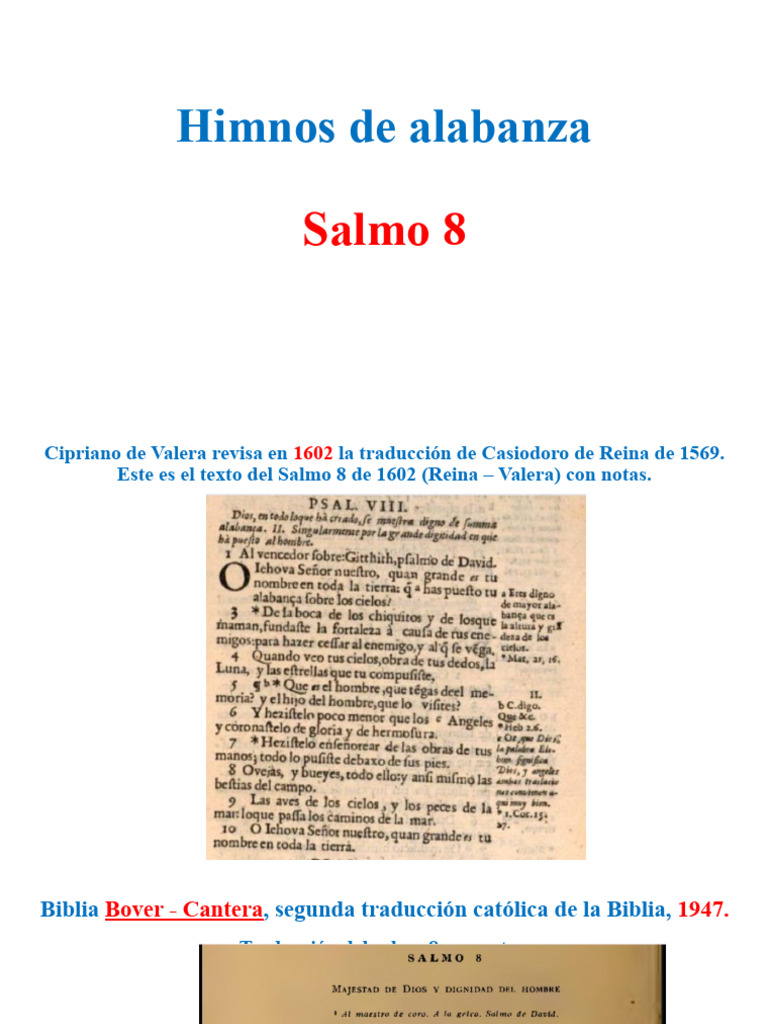 Salmo 8 | PDF