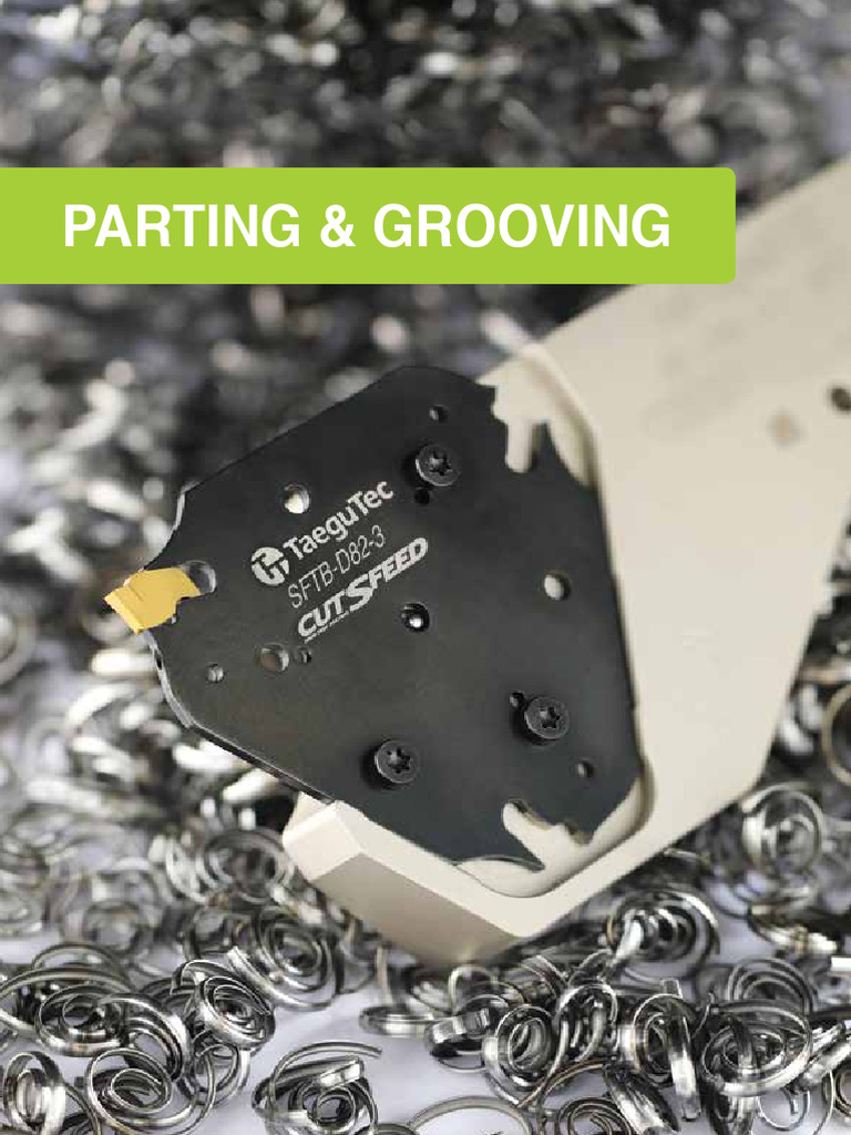 Parting & Grooving | PDF | Steel | Cast Iron