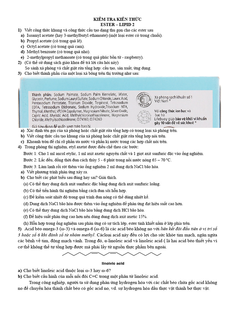 01 KT kien thuc ester 2 | PDF