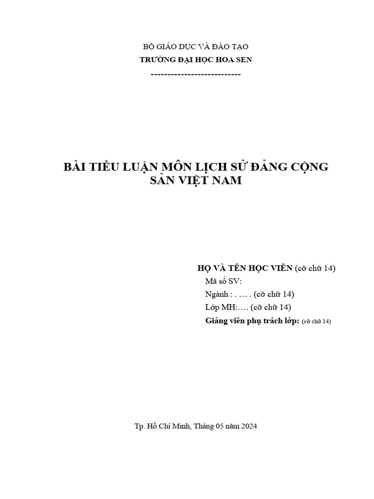 Bản sao LSDCSVN | PDF