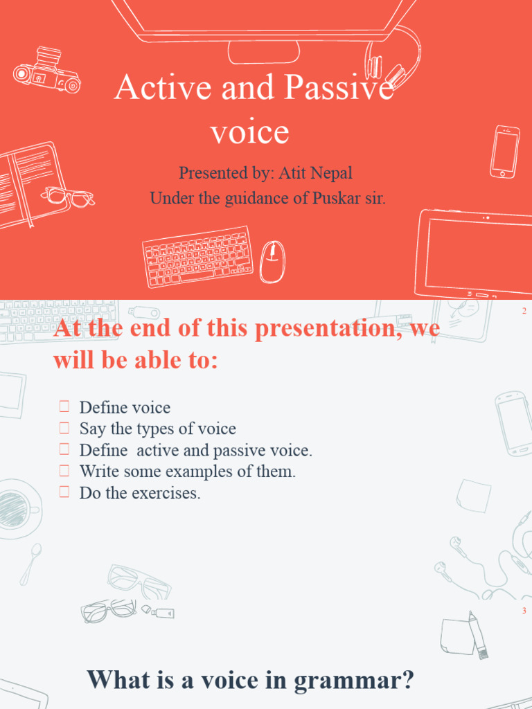 Eng 1_ Active and passive voice | PDF