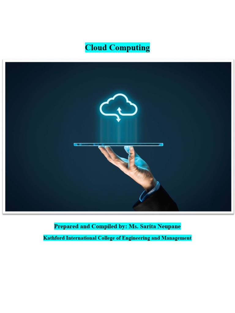 Unit 2 Cloud Computing Architecture Pdf Cloud Computing Software As A Service