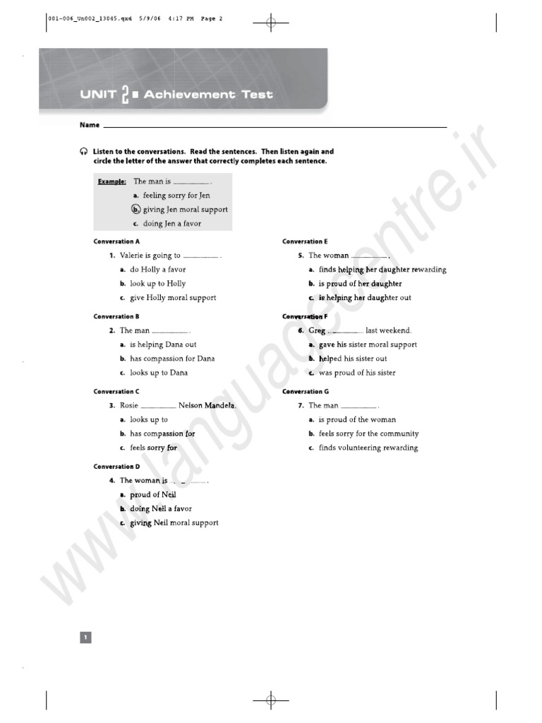 Summit 2a Unit 2 Test | PDF