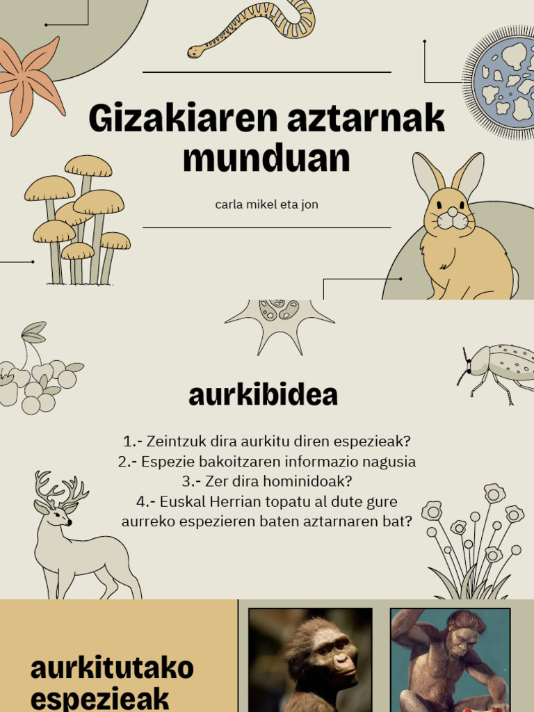 Gizakiaren Aztarnak Munduan | PDF