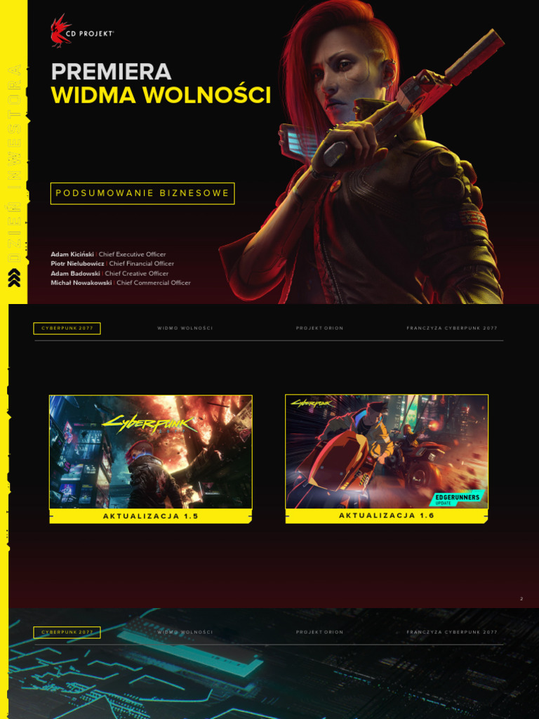 CDPR Investor Day PL S 3 | PDF