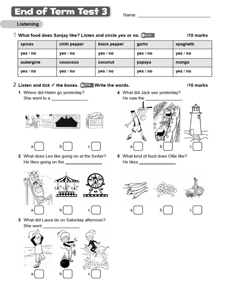 Bright_Ideas_5_EOT Test 3 | Download Free PDF | Foods | Cuisine