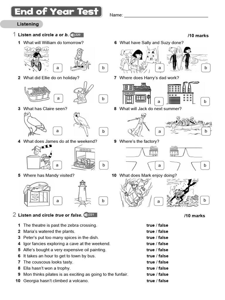 Bright - Ideas - 5 - EOY Test | PDF