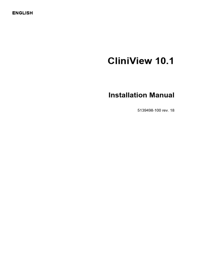 5139498-100 r18 CV101 Installation Manual Eng 031111 | PDF | Microsoft Windows | 64 Bit Computing