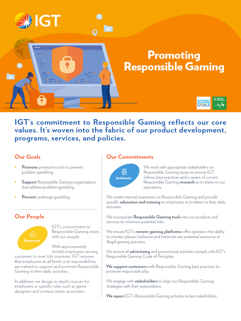Responsible Gaming Brochure 2021 - Jun | PDF | Gambling | Business