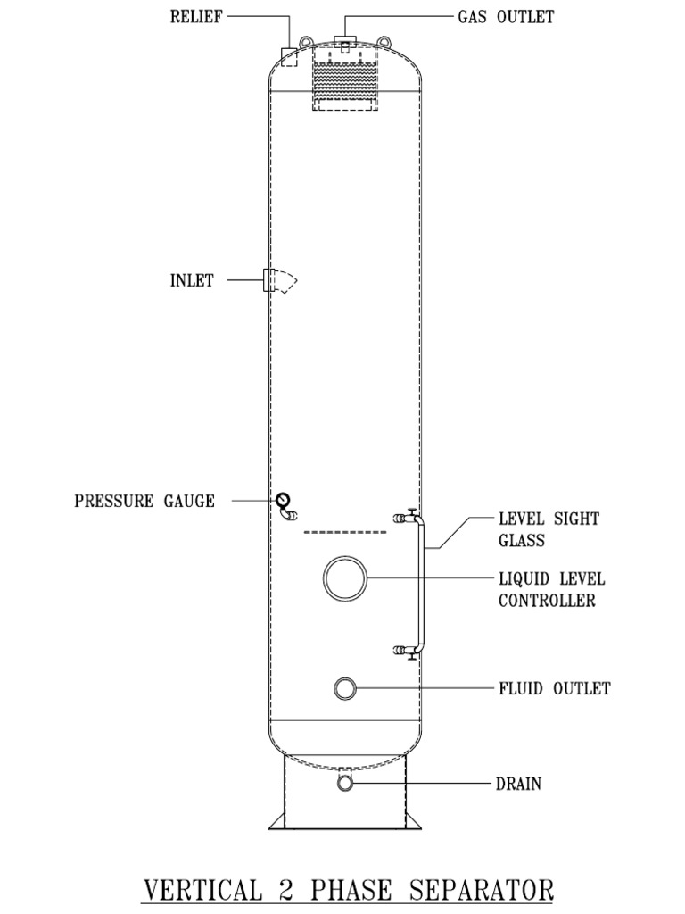 Vertical 2 Phase Separator Pdf 