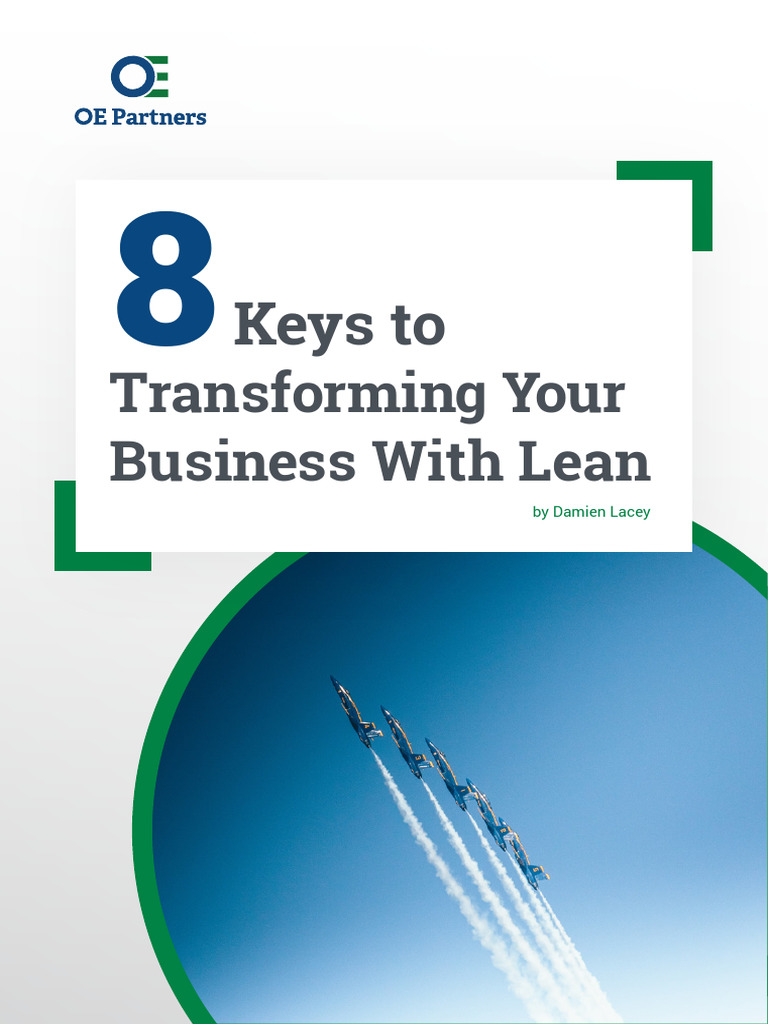 8 Keys For Lean | PDF | Lean Manufacturing | Leadership