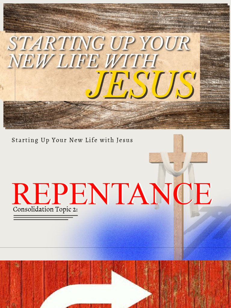 Repentance in Starting Your New Life | PDF | Jesus | Sin
