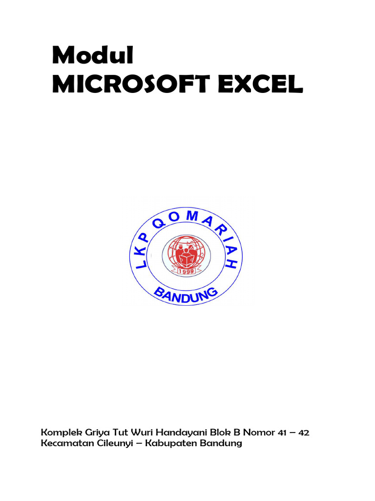 Modul Ms. Excel | PDF
