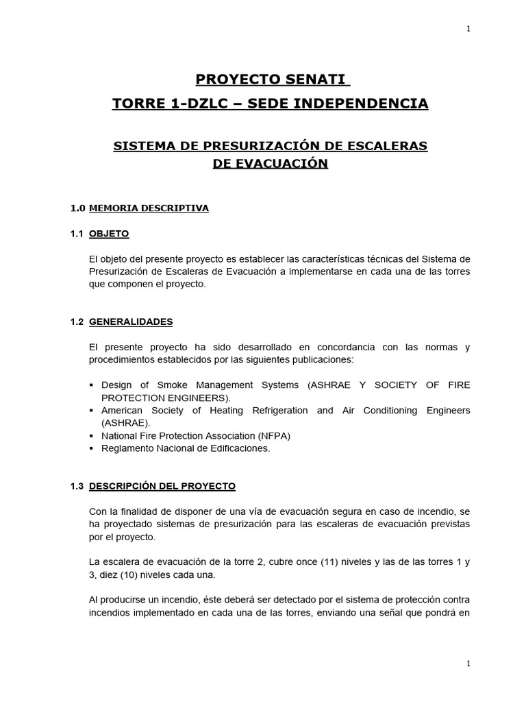 Senati - Torre IDZLC - Sede Independencia - PE - MD y ET | PDF ...