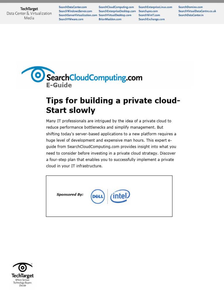 Eg Building Private Cloud | PDF | Cloud Computing | Virtual Machine