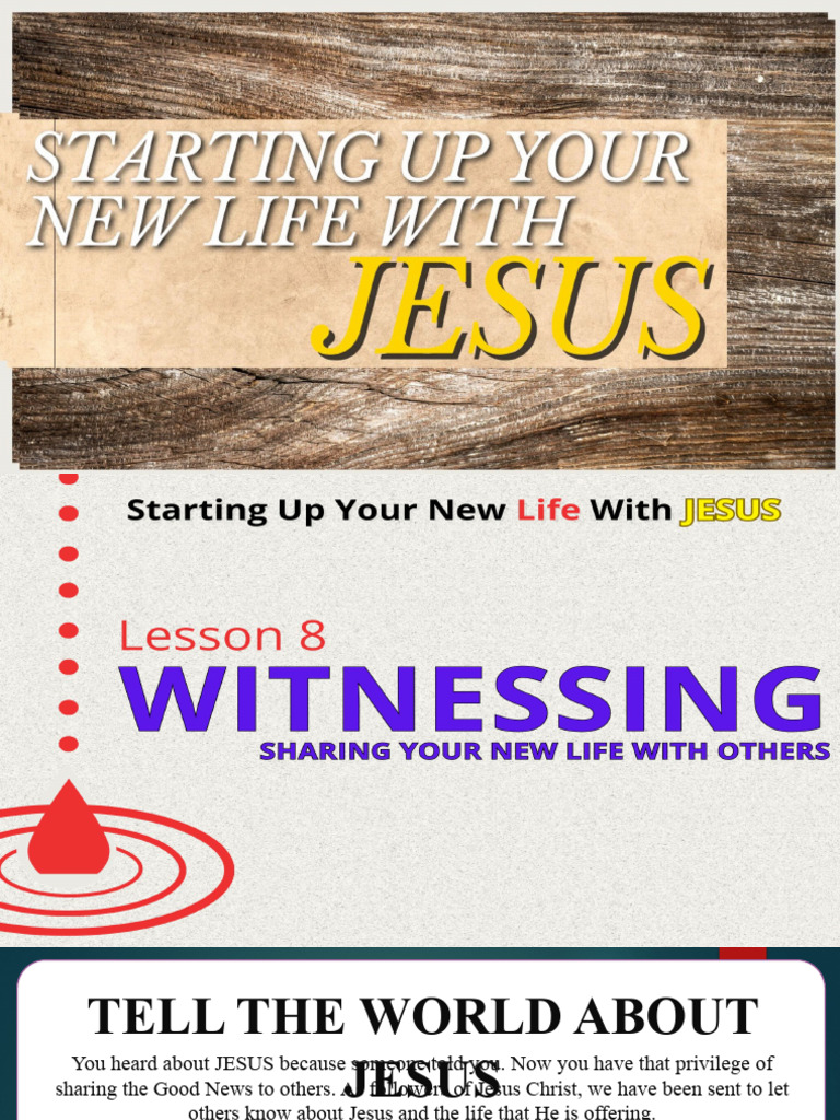 Witnessing Jesus: The Great Commission | PDF
