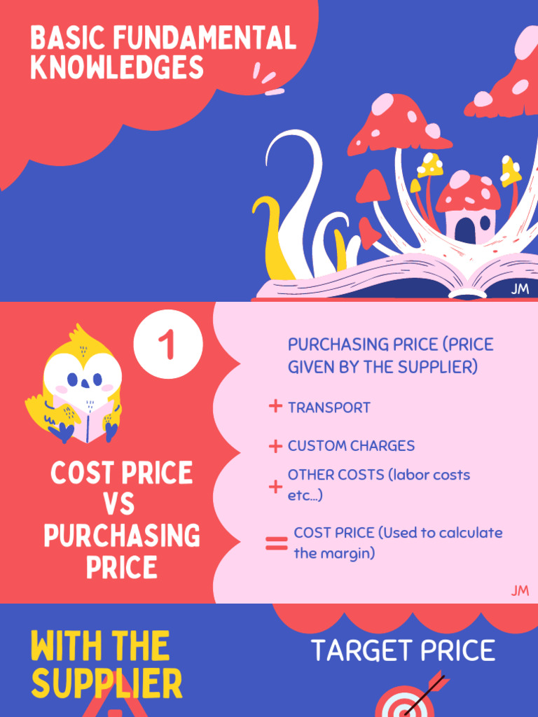 Fundamental Basic Knowledges | PDF | Prices | Gross Margin