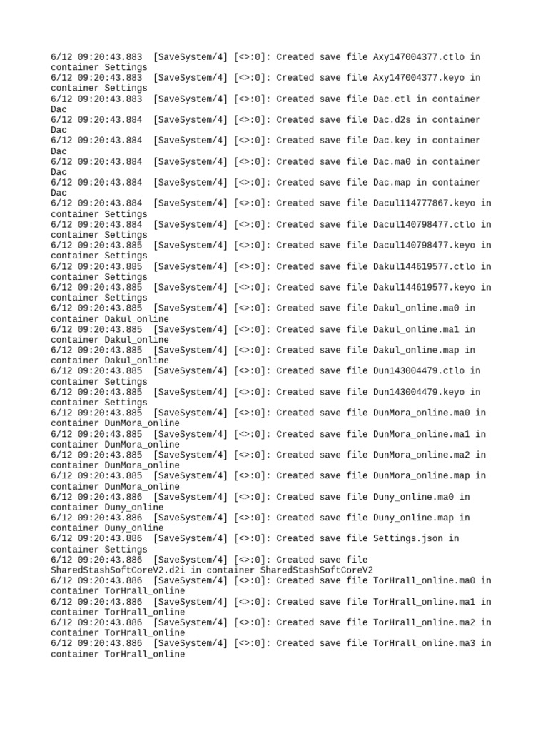 BLZ Log | PDF | Software | Computing