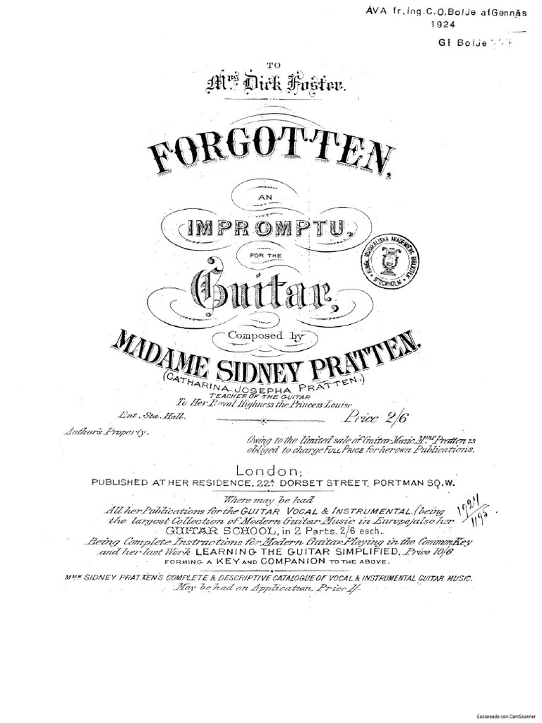 Catherina Pratten Forgotten | PDF