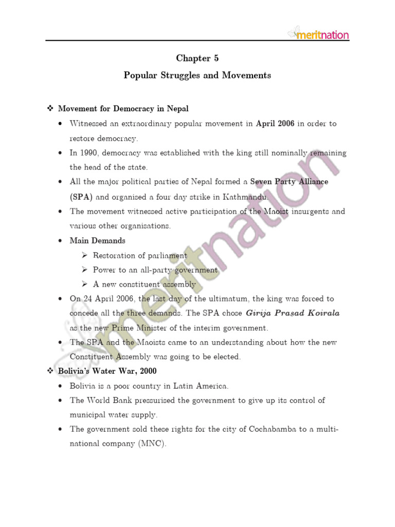 Popular Struggles and Movements | PDF | Advocacy Group | Political Science