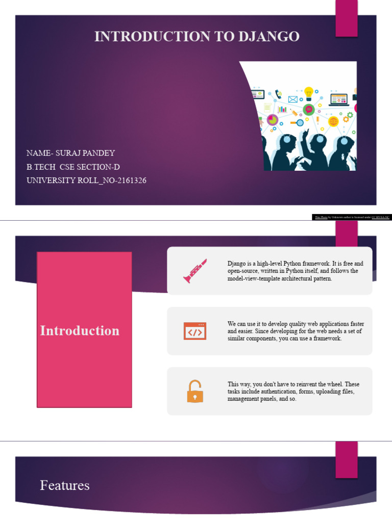 Django PPT | PDF | Model–View–Controller | Web Application