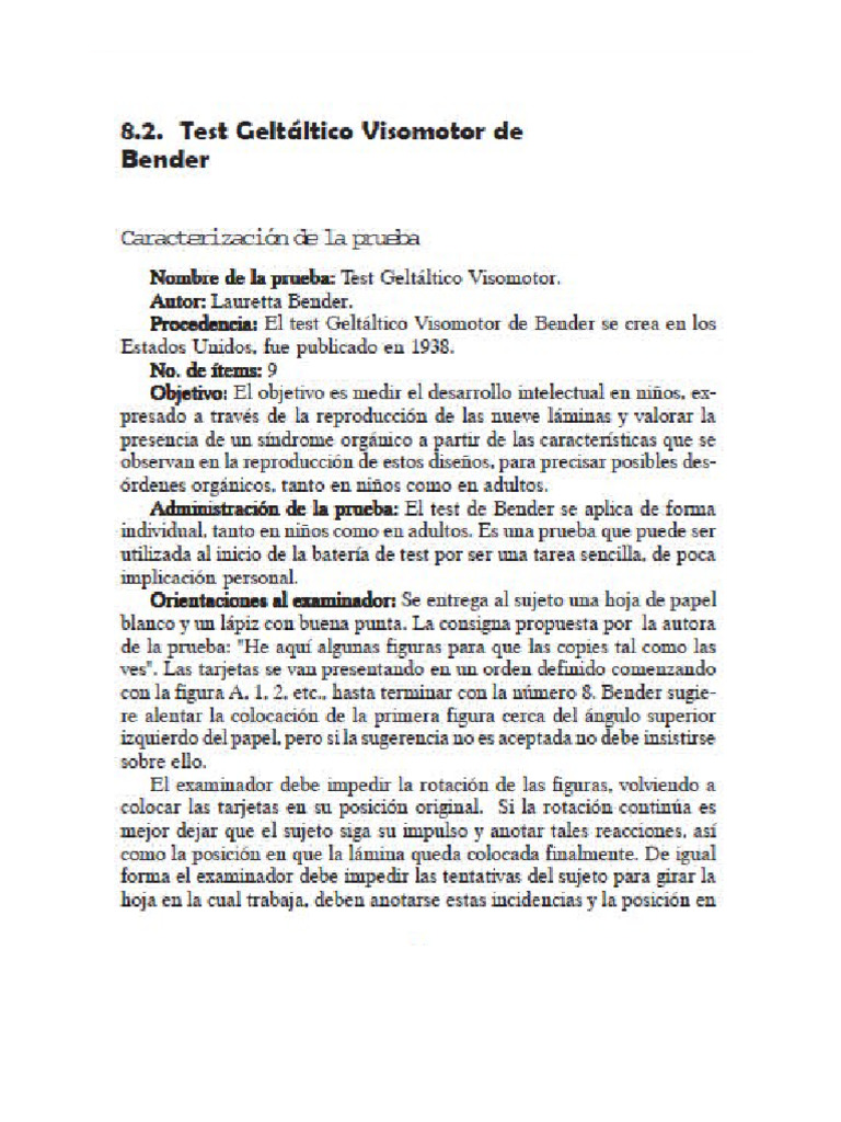 Ficha Técnica Bender | PDF