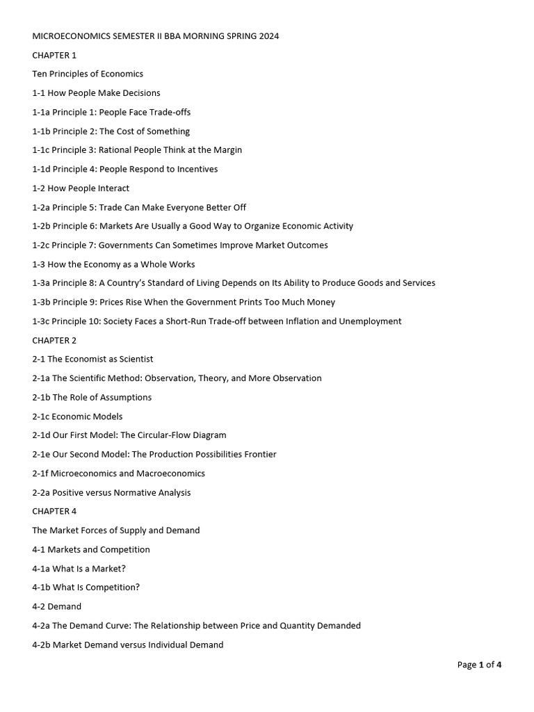 a topics for micro | Download Free PDF | Elasticity (Economics) | Demand