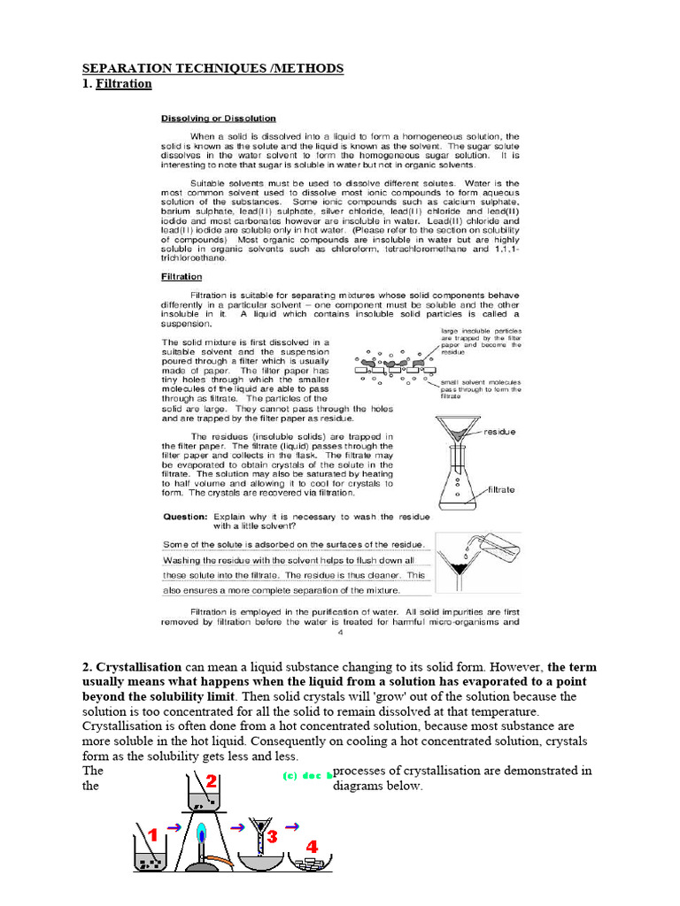 Chromatography | PDF | Distillation | Solvent