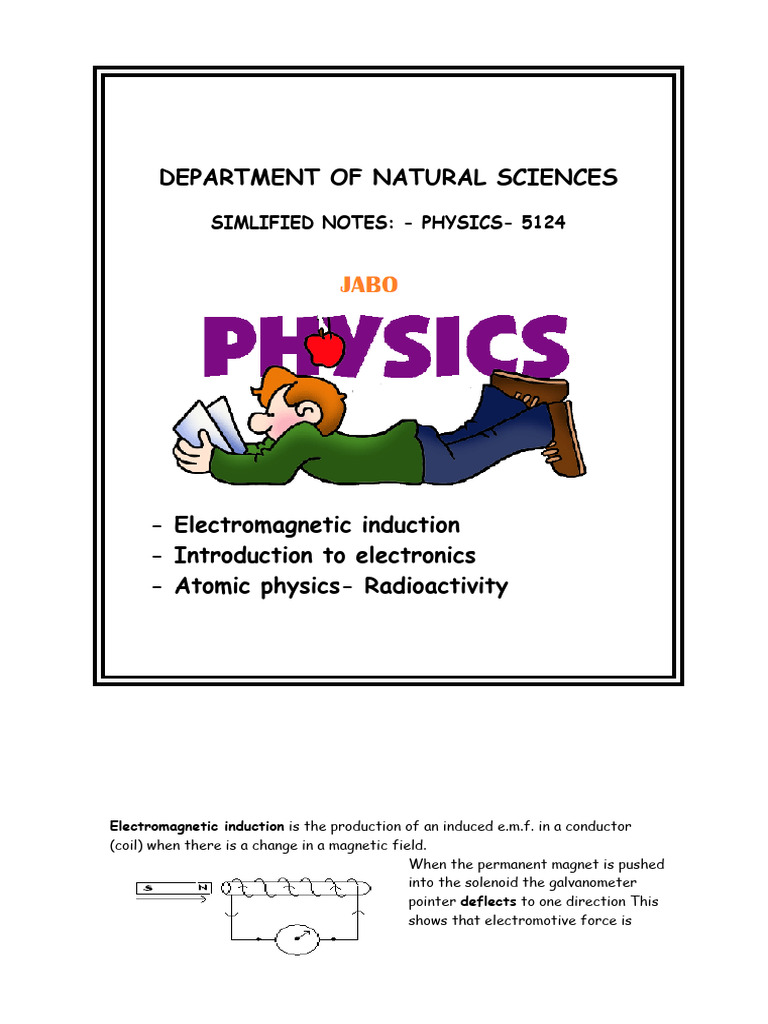 Electromagnetism Notes and Questions On | PDF | Radioactive Decay ...