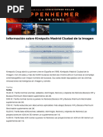 Cartelera Cine Splau: Horarios y Películas | PDF