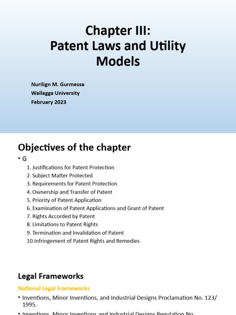 CH 3 Nurlgn | PDF | Patent | Glossary Of Patent Law Terms