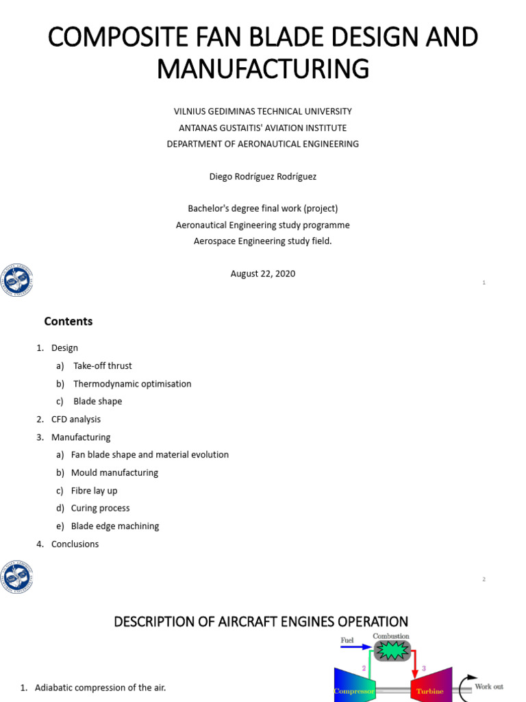 COMPOSITE FAN BLADE DESIGN AND MANUFACTURING | Download Free PDF ...