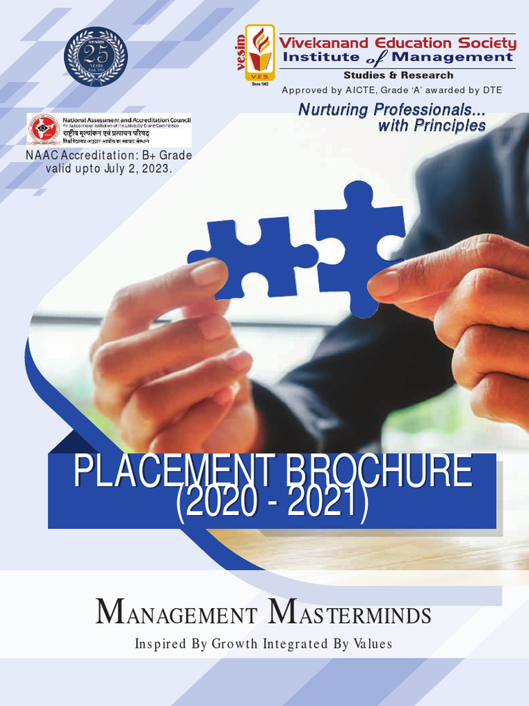 Placement Brochure 20 21 Final | PDF | Human Resource Management | Business