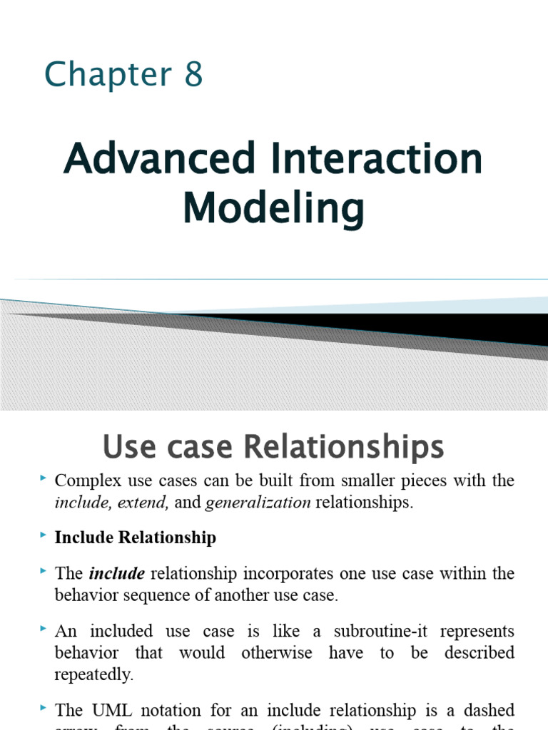 Chapter 8-Advanced Interaction Modeling | PDF | Use Case | Stocks