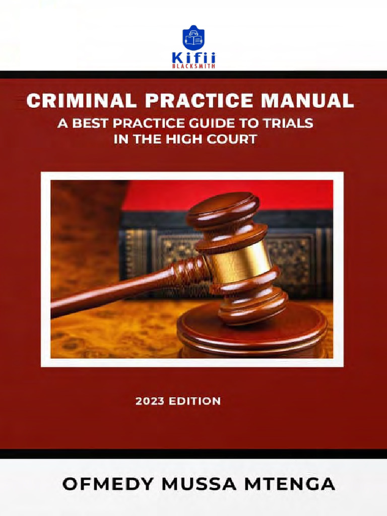 FL 127 High Court Practice Manual - MD, Mendez | PDF | Prosecutor | Arrest