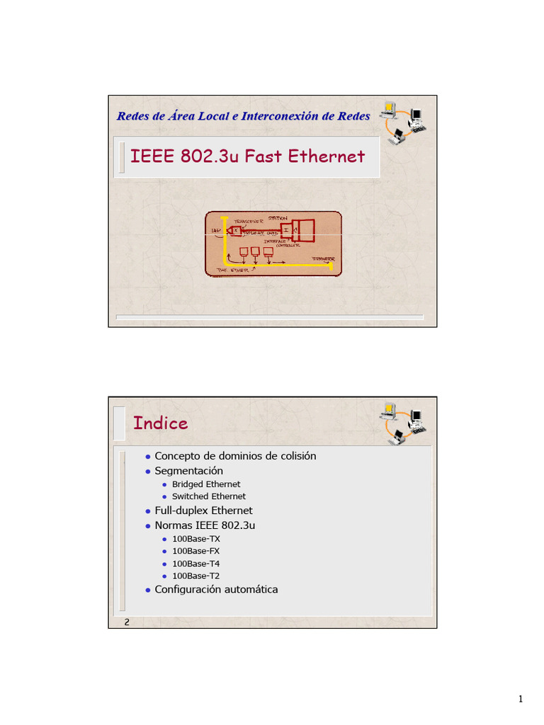 05 Fast-Giga Ethernet | PDF | Ethernet | Redes de computadoras
