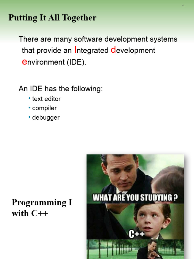 Programming With C++ Chapter01-2 | PDF | Computer Data Storage | Programming