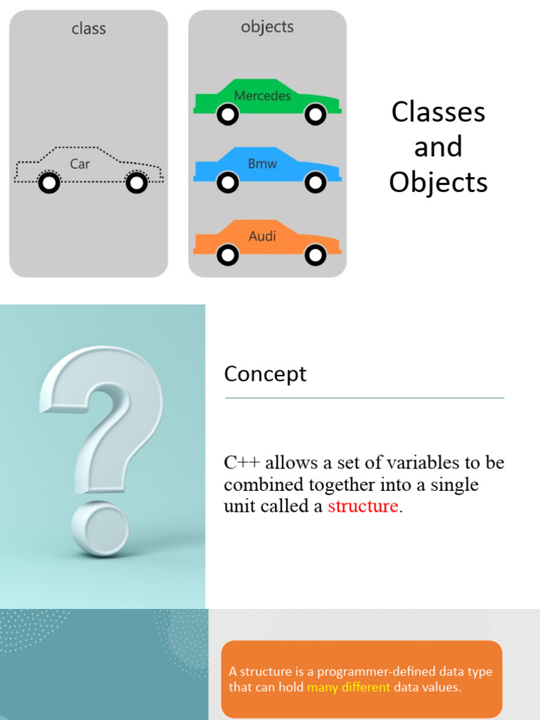 Classes and Objects | PDF | Object Oriented Programming | Data Type
