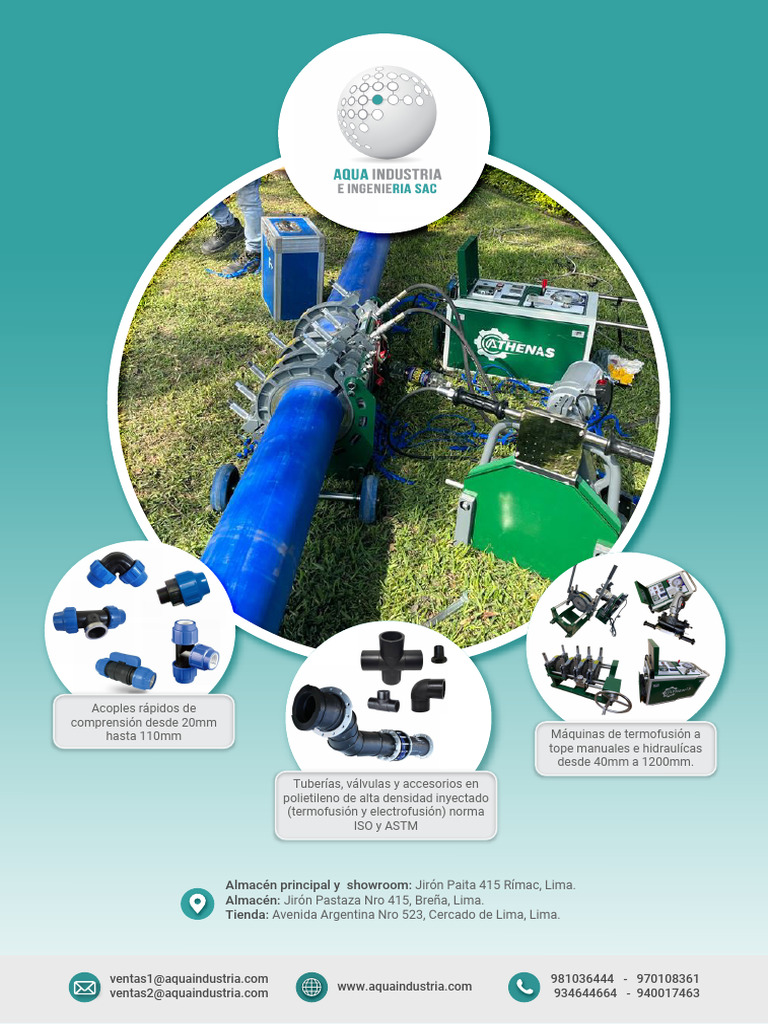 Catalogo Aqua Industria 2024 | Descargar gratis PDF | Tubería (transporte de fluidos) | Materiales